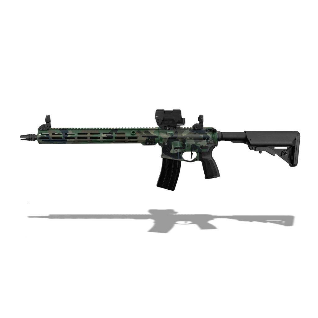 All-Rounder Carbine 16″ Multicam Cerakote Rifle + Free LP-1