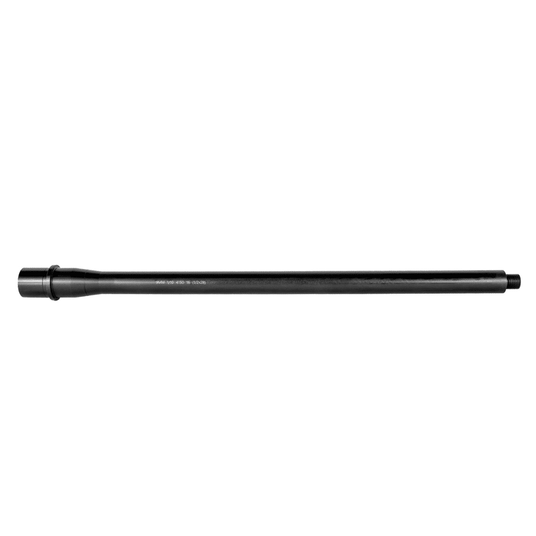 Lead & Steel 16" AR-9 9mm Barrel - 1/2 x 28mm, Nitride - Lead and Steel